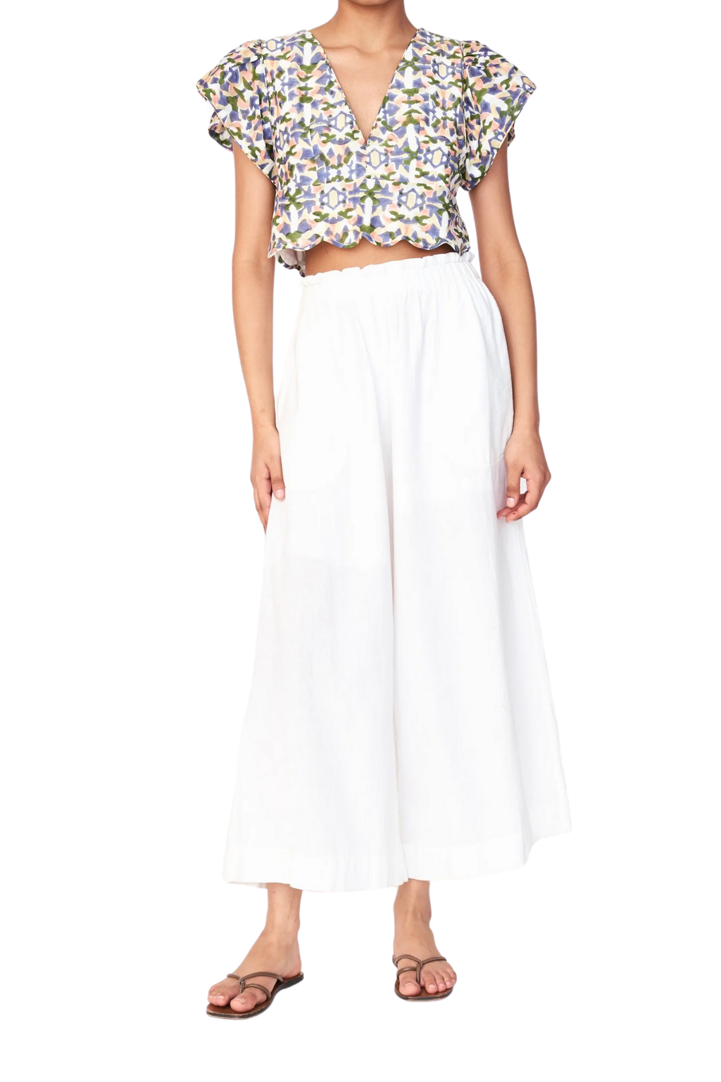 Mirth Pant in White – Oliver