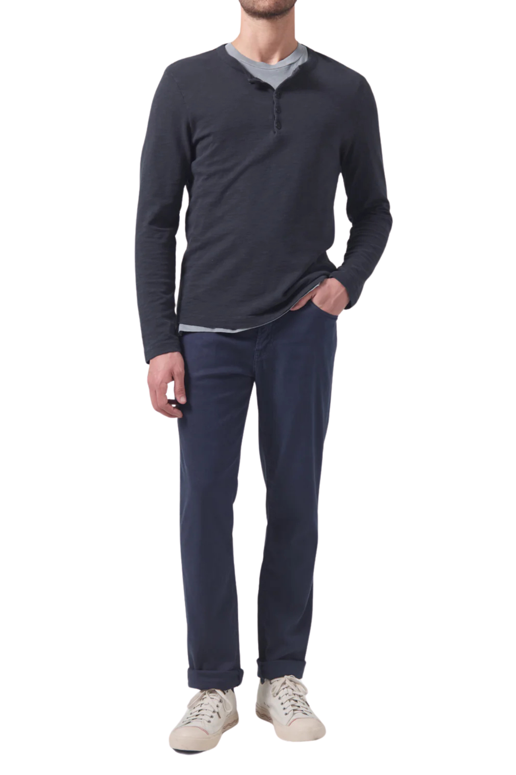 Gage Stretch Linen in Night Flight Gage Stretch Linen in Night Flight ...