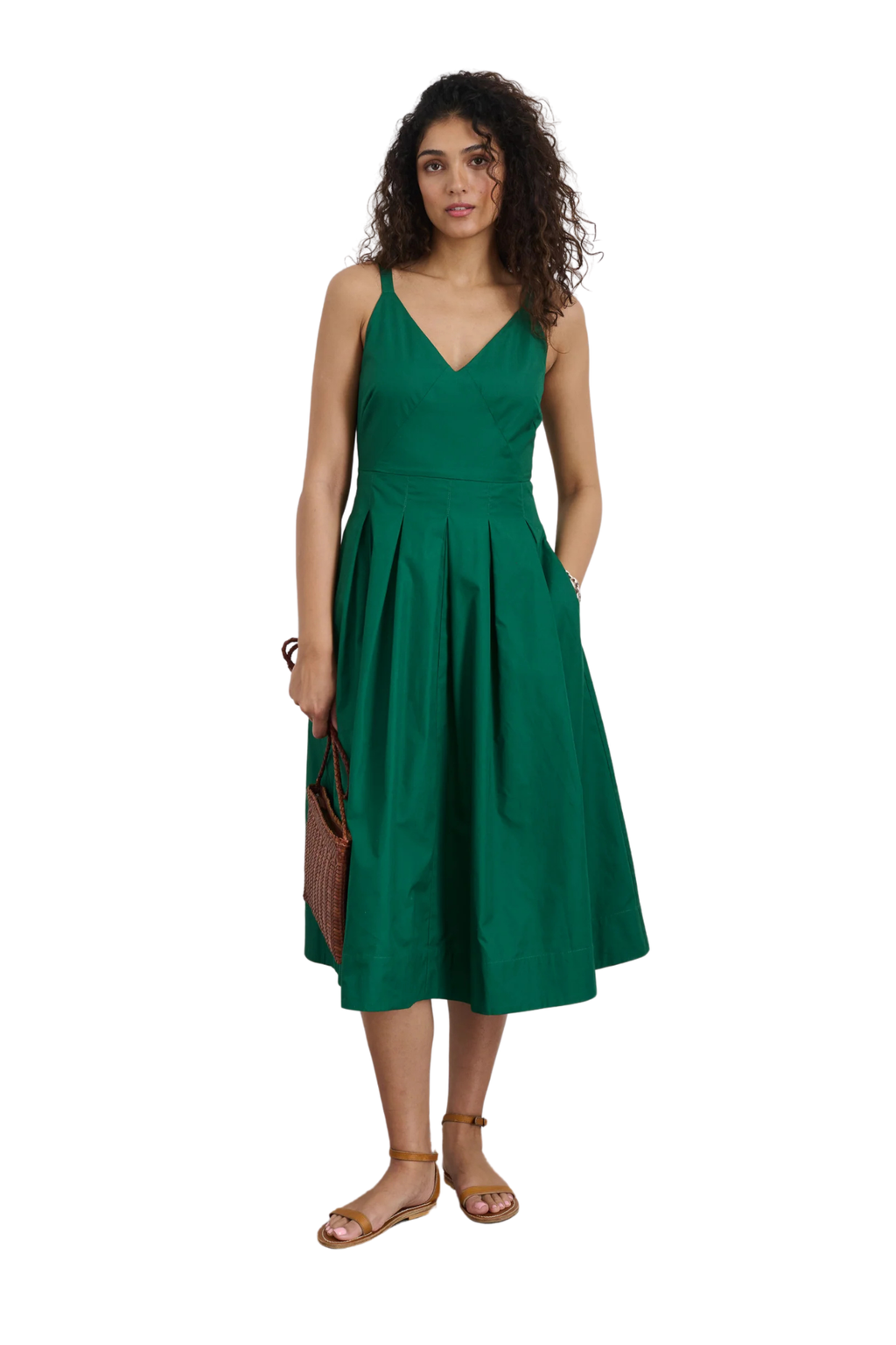 Alex Mill Abby Dress in Malachite – Oliver